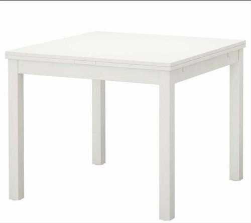 Бьюрста раздвижной стол белый 115 166