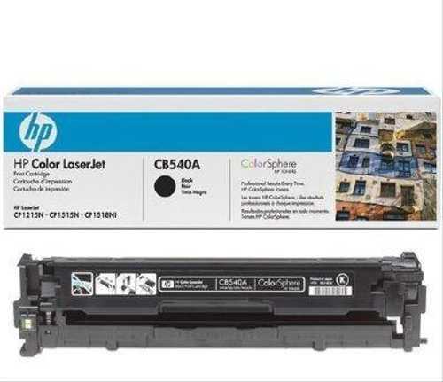 Тонер Картридж HP 125A CB540A черный (2200стр.) дл