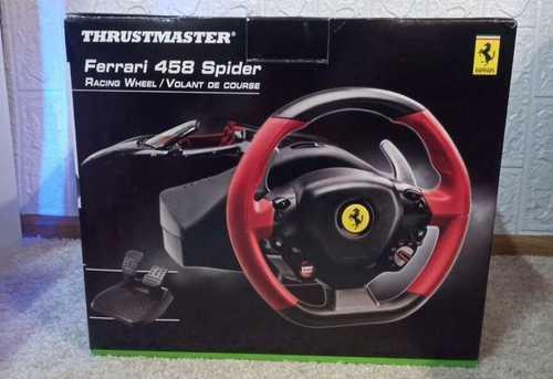 Игровой руль ThrustMaster Ferrari 458 Spider