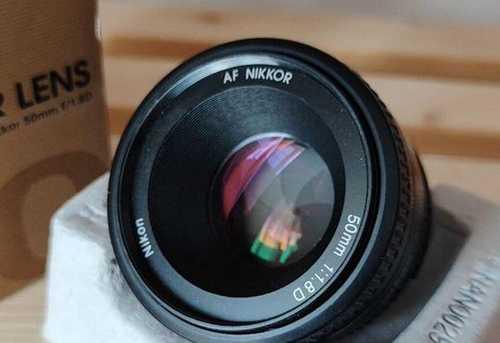 Объектив nikon 50mm f/1.8 AF Nikkor