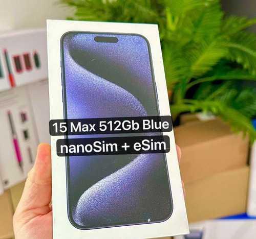 iPhone 15 Pro Max 512Gb Blue nano eSim