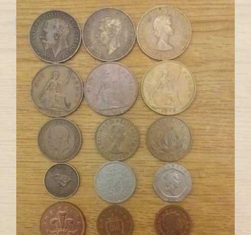 Монеты государств Европы 1900-2023 г.г