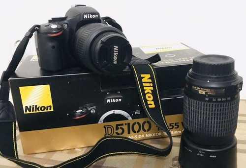 Зеркальная фотокамера Nikon D5100 Kit