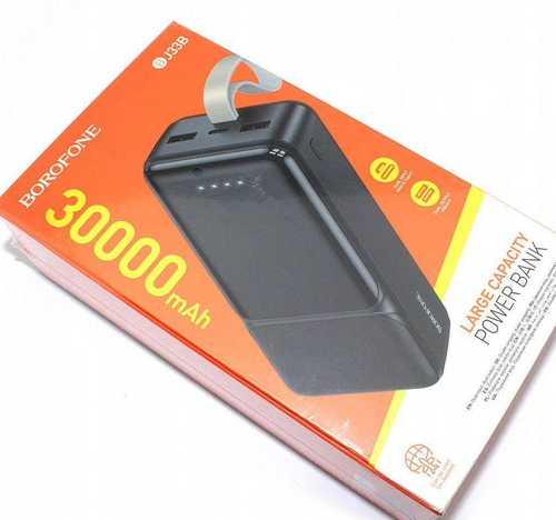 Powerbank Borofone BJ33B Creed 30000mAh, черный
