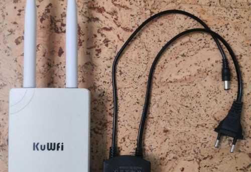 Wifi роутер 4g модем KuWfi + антенна 25db