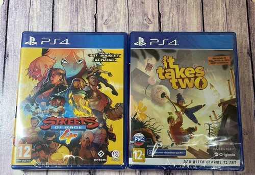 Streets of rage 4 + it takes two PS4