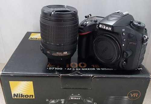 Зеркальный фотоаппарат nikon d7100 +18-105 mm