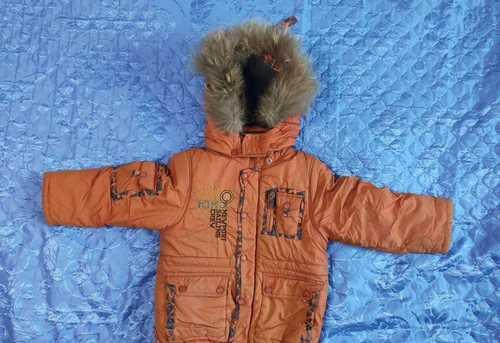 Куртка зимняя для мальчика kiko 104 см