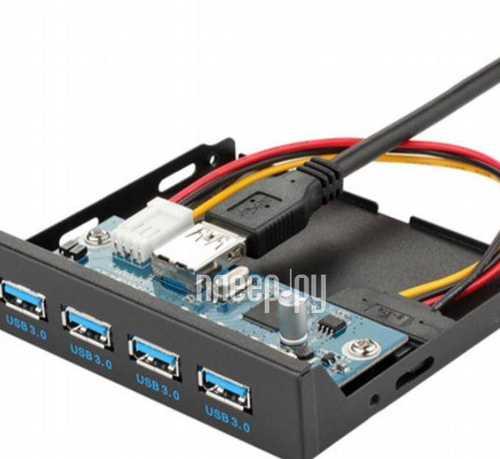 Планка на переднюю панель Gembird 4xUSB-A 3.0
