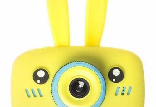 Детский цифровой фотоаппарат Зайчик (желтый)