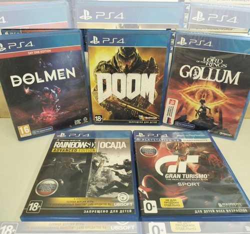 PS4 Dolmen/ Gollum/ Осада/ Doom/ GT