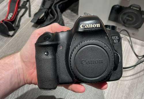 Зеркальный фотоаппарат canon eos 6d тушка