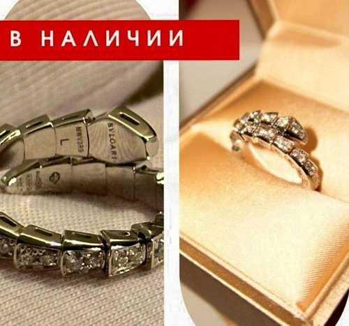 Кольцо Bvlgari из белого золота