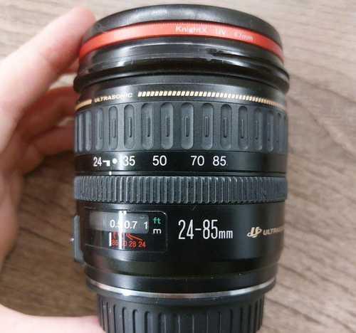 Объектив canon ef usm 24-85