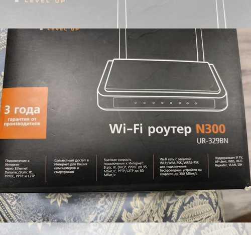 Wi fi роутер N300 upvel ur-329BN