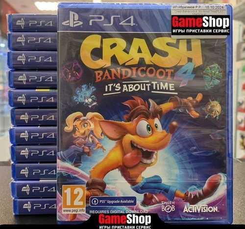 Crash Bandicoot 4: It’s About Time PS4 Диск