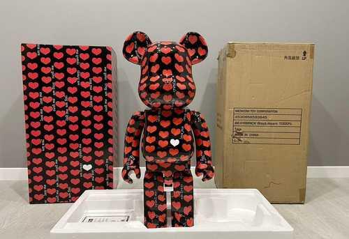 Bearbrick Black Heart / Бербрик оригинал в наличии