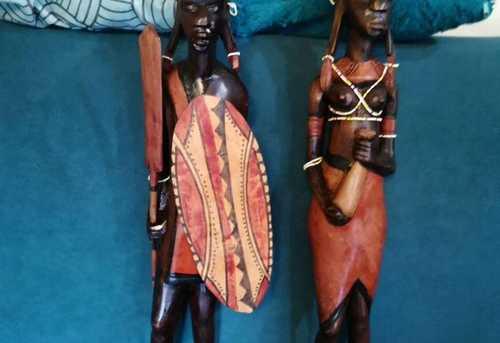 Африканские статуэтки из дерева