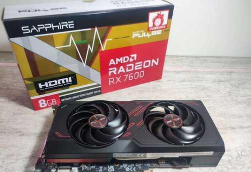 Sapphire AMD Radeon RX 7600 Pulse Gaming OC 8GB