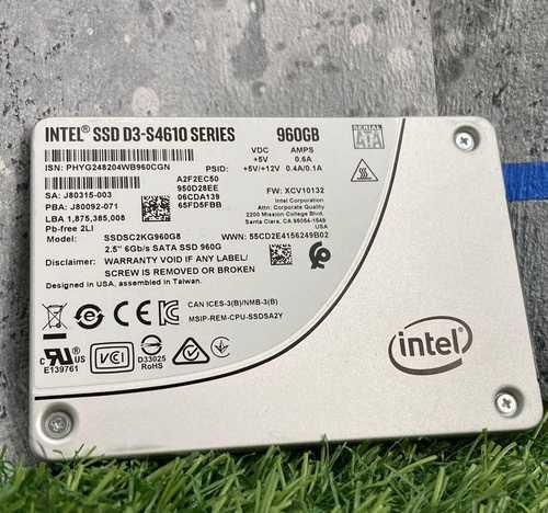 Intel D3-S4620 SSD SATA 960 Гб Покупка/Продажа