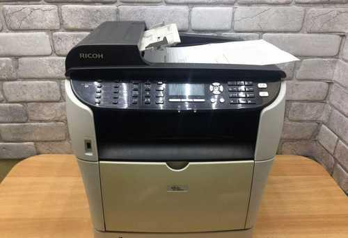 Лазерное мфу Ricoh SP3500sf. Гарантия