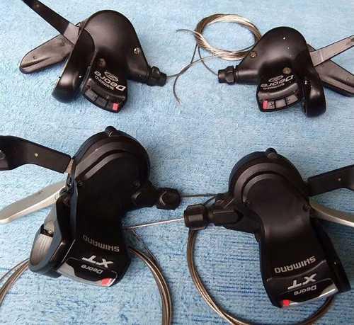 Манетки Shimano Deore XT 3x9 ск