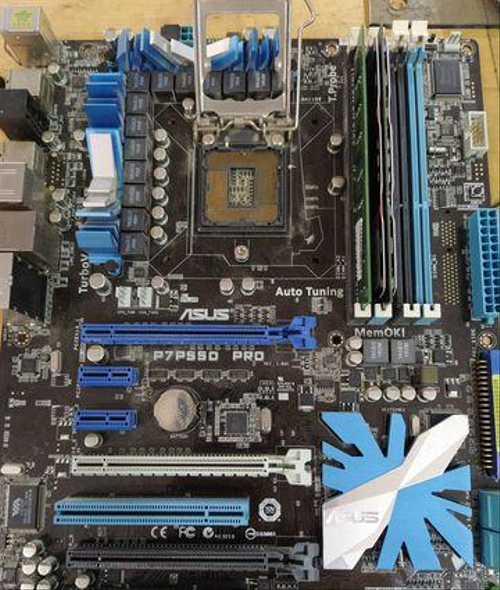 P7P55D PRO LGA1156 + i5 760 + 16Gb ddr 3