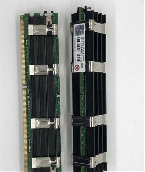 Память ddr2 fb-dimm 2gb 2шт