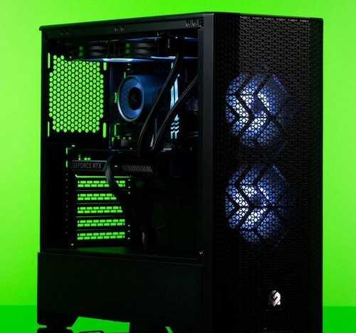 Игровой пк chaotic device375 RTX 4060Ti 8GB NEW Ryzen 5 7600 Phanteks magniumgear NEO Air Black