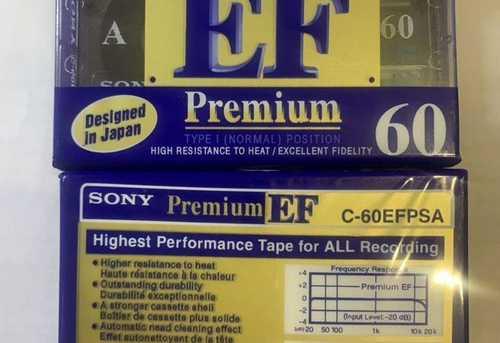 Аудио кассеты sony EF60 premium