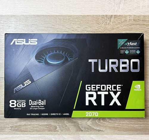 Коробка от RTX 2070 Asus Turbo