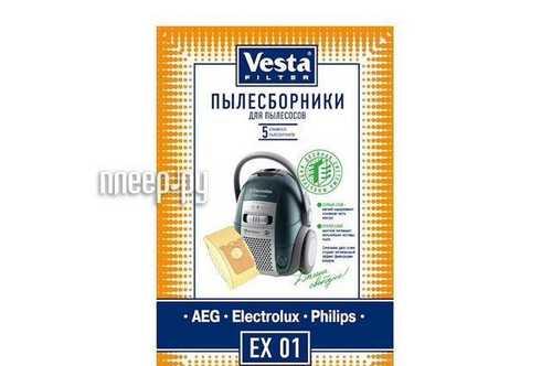 Мешки пылесборные Vesta Filter EX 01