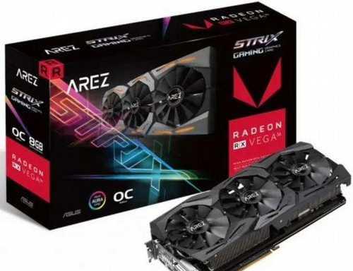 Видеокарта asus arez Strix Radeon RX vega56 OC