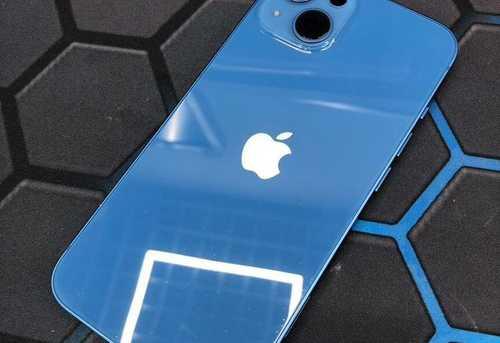 Корпус iPhone 13 (синий) царапины потертости