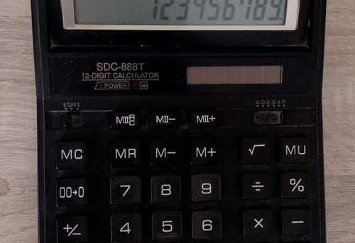 Калькулятор Citizen Sdt 888t
