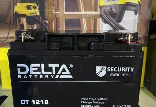 Аккумулятор delta battery DT 1218 12V 18H