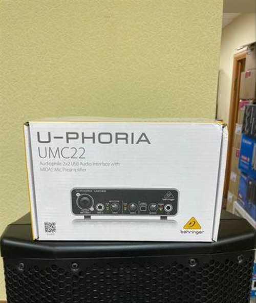 Звуковая карта Behringer UMC22 U-phoria