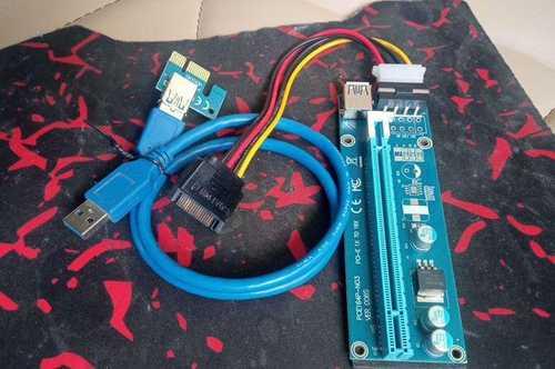 Райзера pci-e x1, переход питания PCI-E - 2 по 6+2