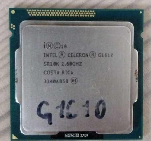 Процессор intel celeron g1610 2.60