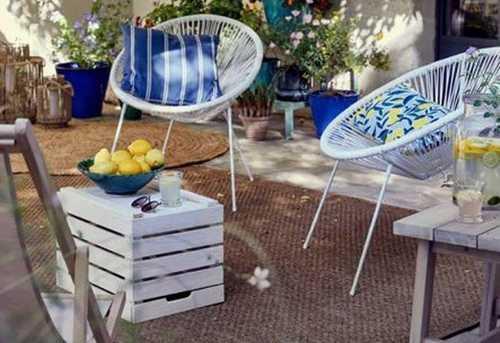 Садовые плетеные стулья acapulco