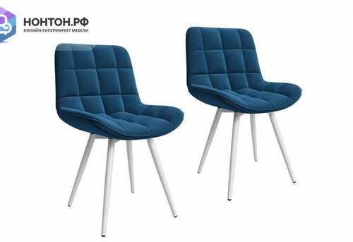 Комплект стульев Бруно синий / белый