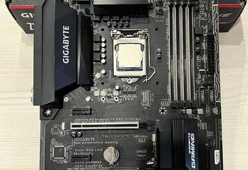 Комплект LGA1151 Gigabyte Z270X + i5-7600K