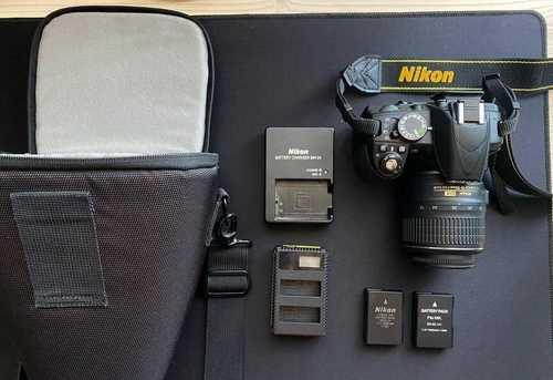 Зеркальный фотоаппарат Nikon D3100 2 АКБ