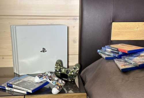 Ps4 sony playstation 4 pro 1tb white обмен на ps5