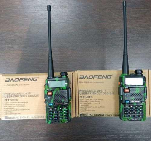 Комплект Раций Baofeng UV-5R зеленые