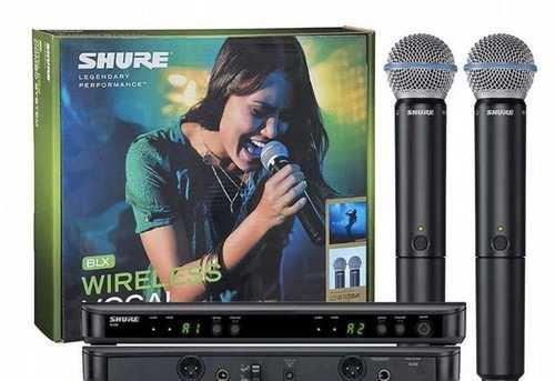 Микрофоны Shure BLX288 Beta58a комплект