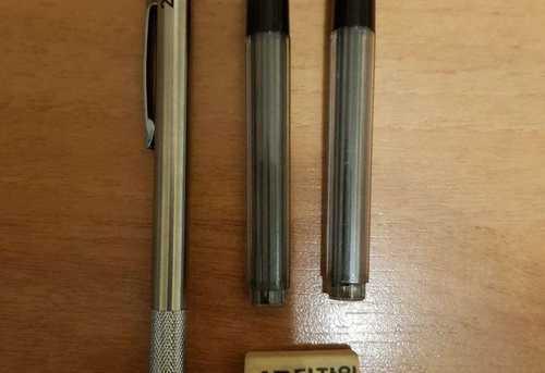 Механический карандаш 2мм 2В+ 2туб. гр+ласт+ точил