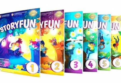 Storyfun Учебник и тетрадь 1,2,3,4,5,6(новые)