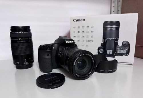 Фотоаппарат Canon eos 60D + 2 объектива