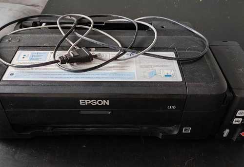 Цветной струйный принтерс нпч Epson L110